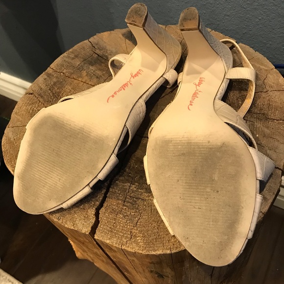 libby. edelman | Shoes | Libby Edelman Crocodile Pattern High Heels ...